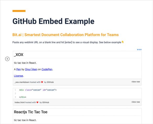 How to Embed GitHub Gists in Your Documents? - Bit.ai Blog