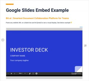 How to Embed Google Slides Within Your Documents? - Bit.ai Blog