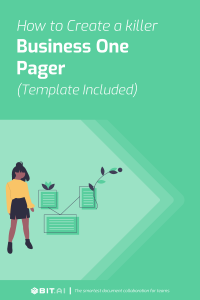 How to Write an Impressive One Pager? (Free Template Included)