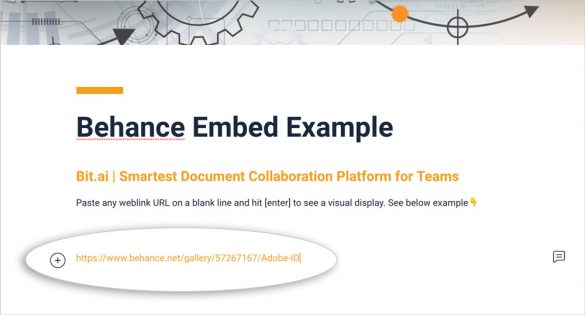 How to Embed Behance Inspirations Into Your Documents?