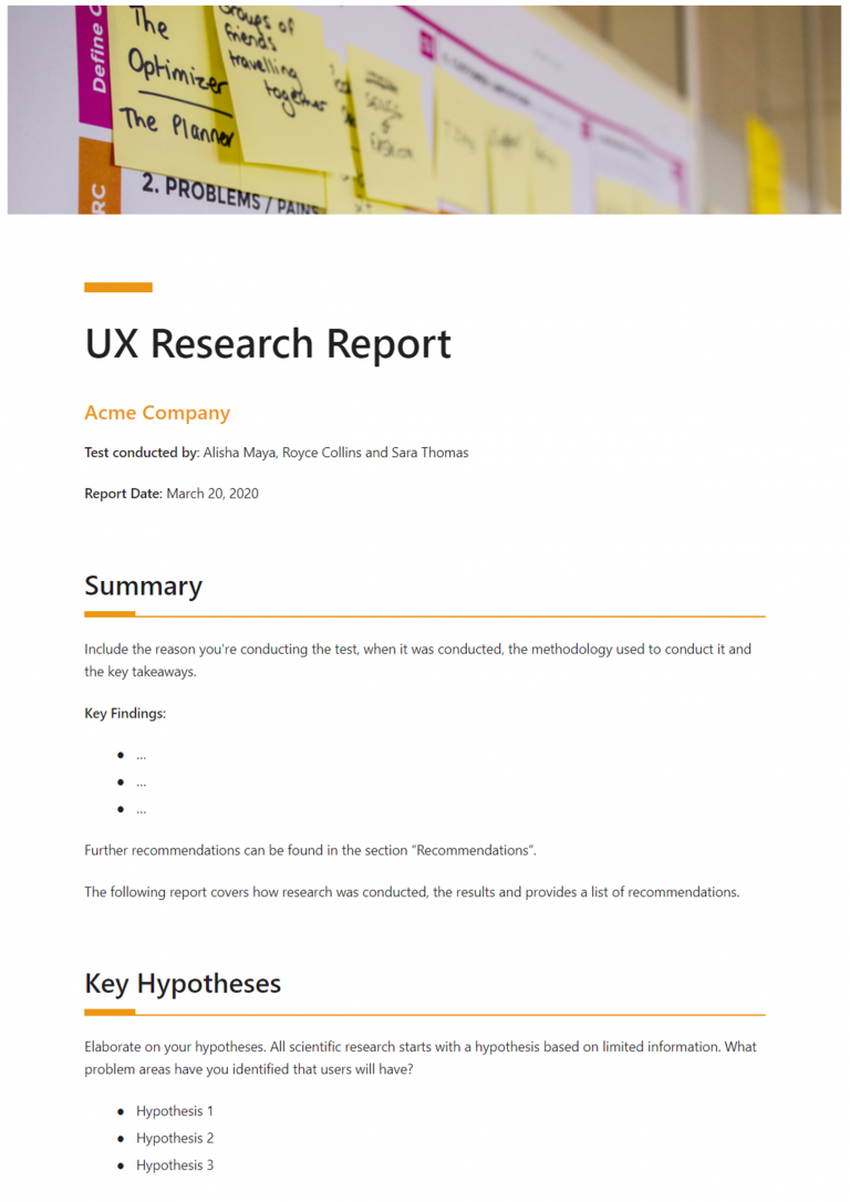 How to Create a UX Research Plan Document? - Bit.ai Blog