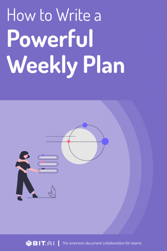 Weekly Plan: What is it & How to Create an Effective One? - Bit.ai Blog