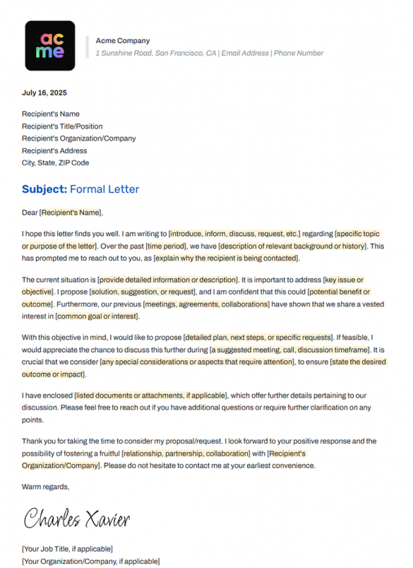 Formal Letter Writing: Meaning, Importance, Examples & Format! - Blog