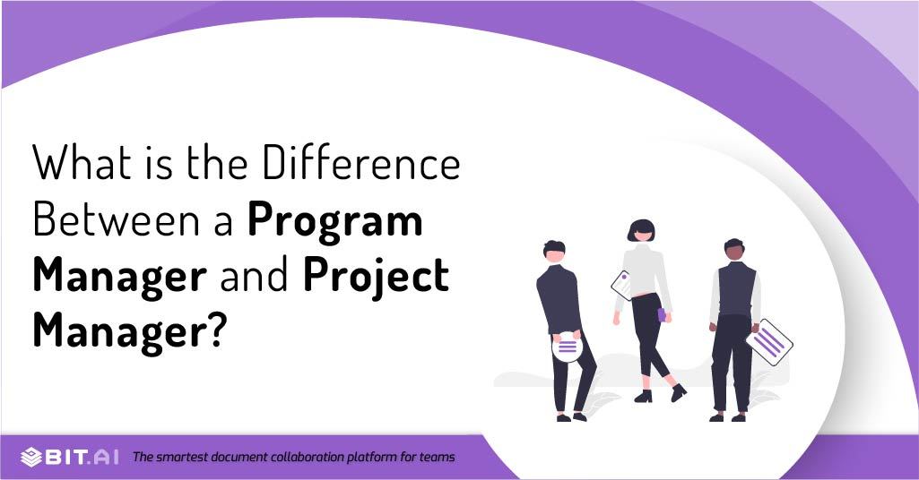 Program Management And Project Management Whats The Difference