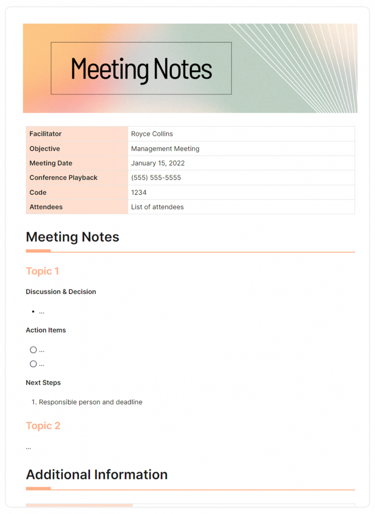 How to Take Meeting Notes That Make Your Team Productive - Bit.ai Blog