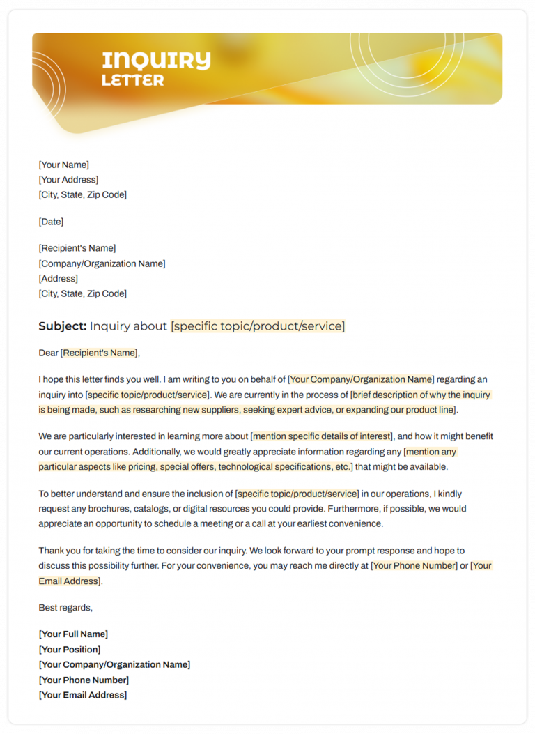 15 Types of Business Letters & Their Examples!