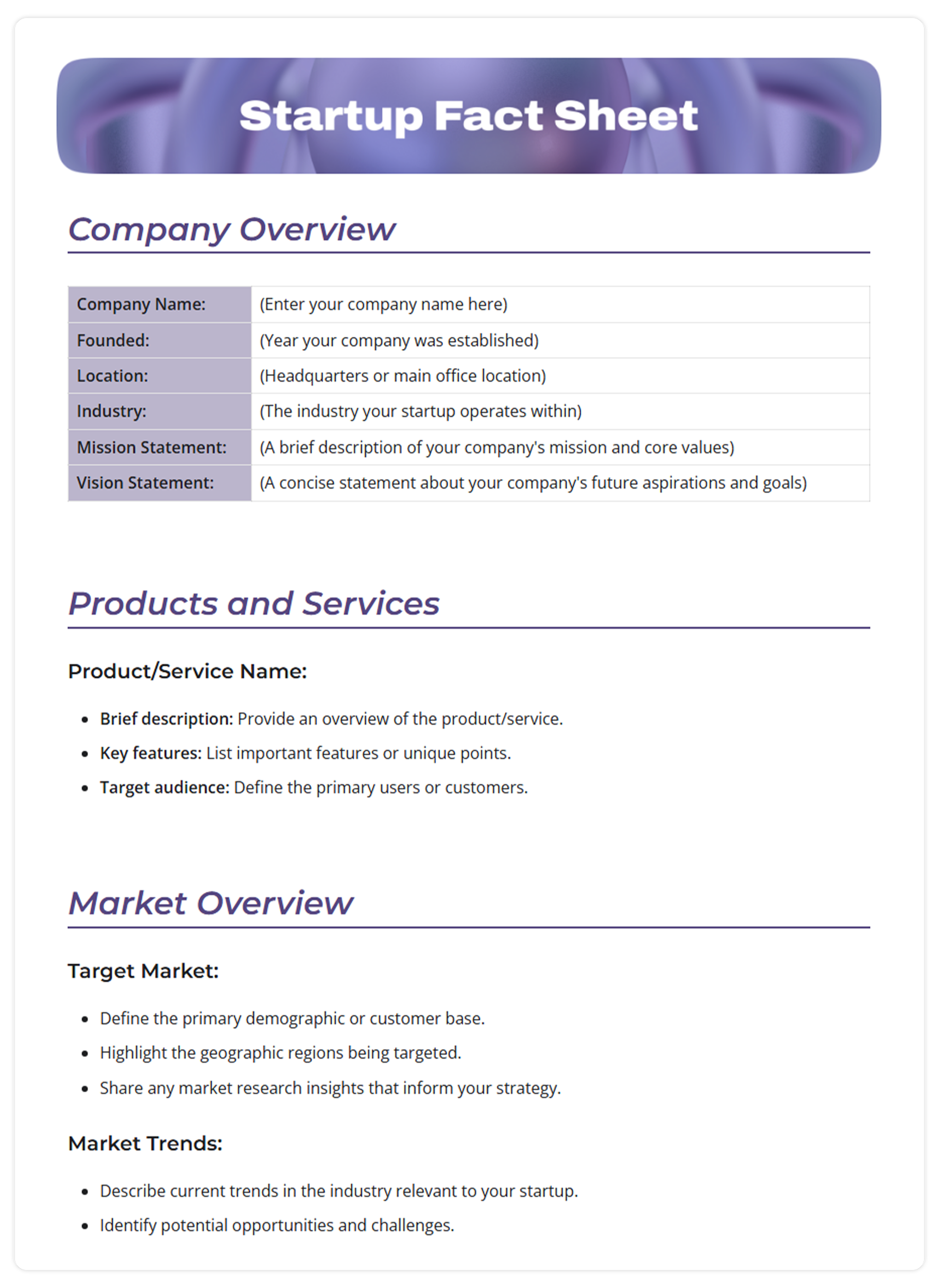 11+ Best Fact Sheet Examples to Make Your Business Stand Out! - Blog