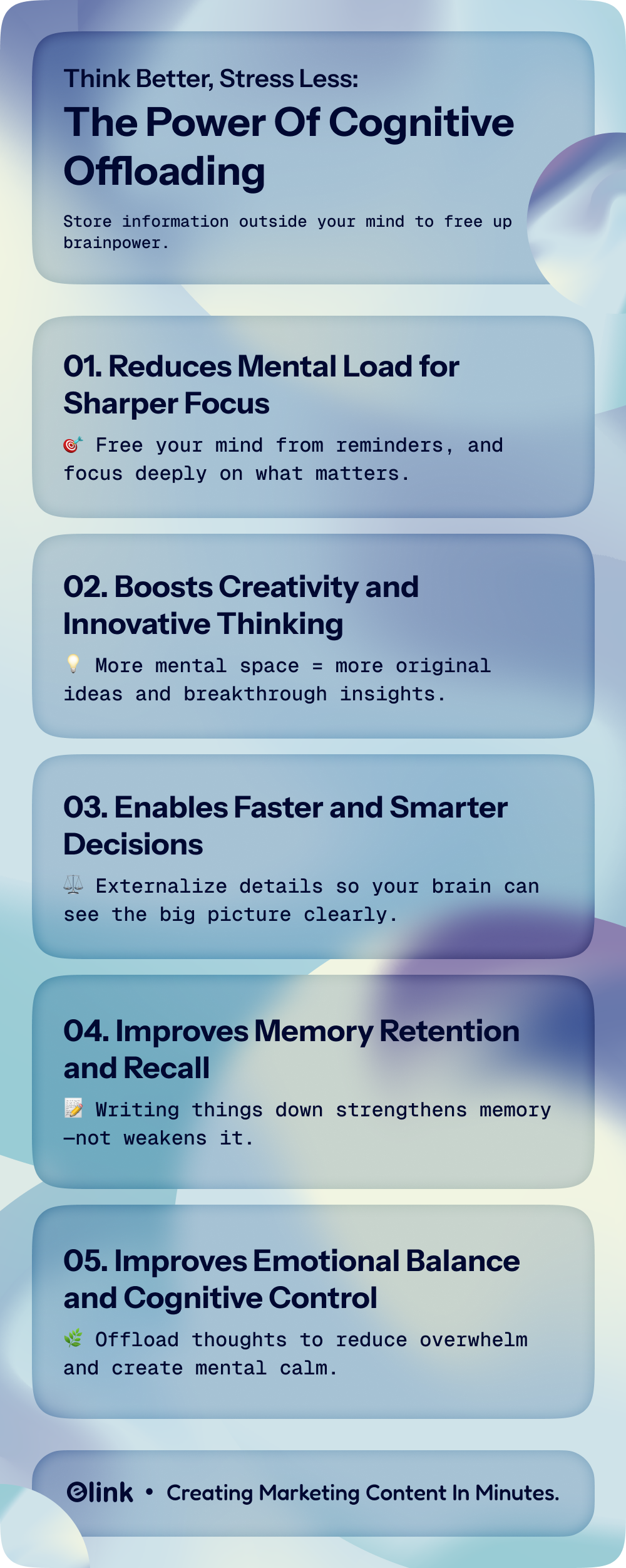 How Cognitive Offloading Helps You Think Better and Reduce Stress