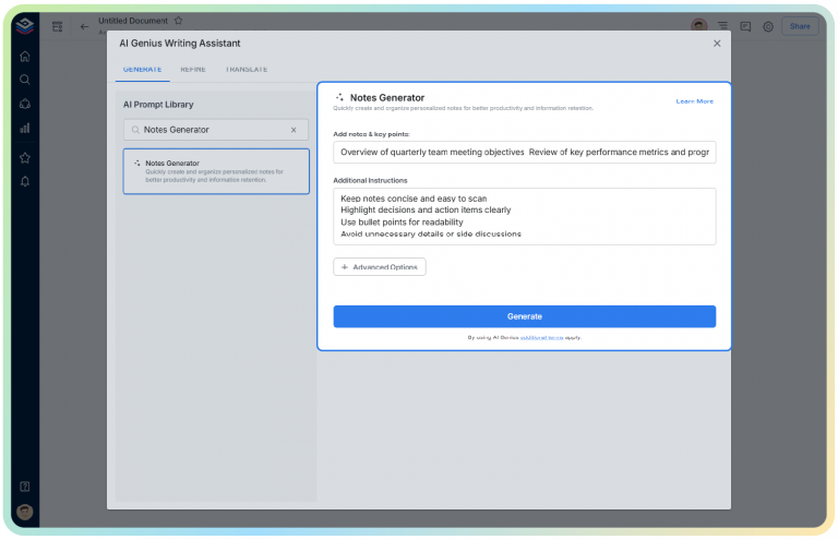 How to Work Smarter with an AI Notes Generator - Bit.ai Blog